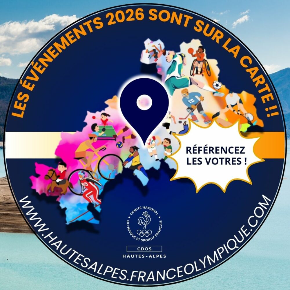 Les événements 2026 sont en ligne sur la carte - CDOS 05